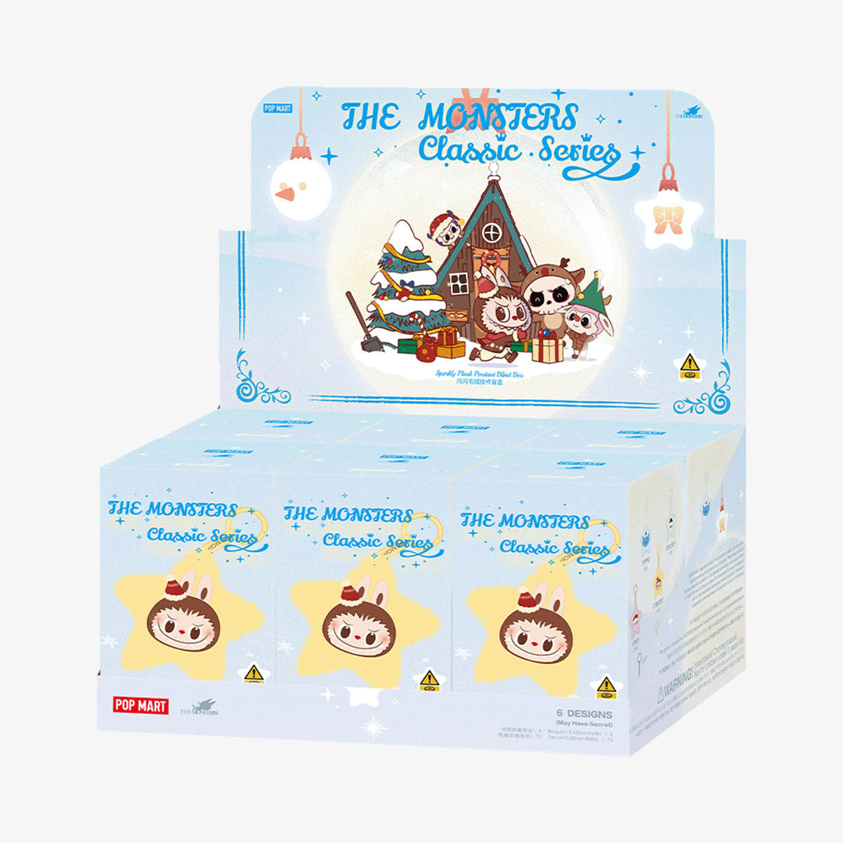 POP MART Labubu The Monsters Classic Series Sparkly Plush Pendant Seal ...