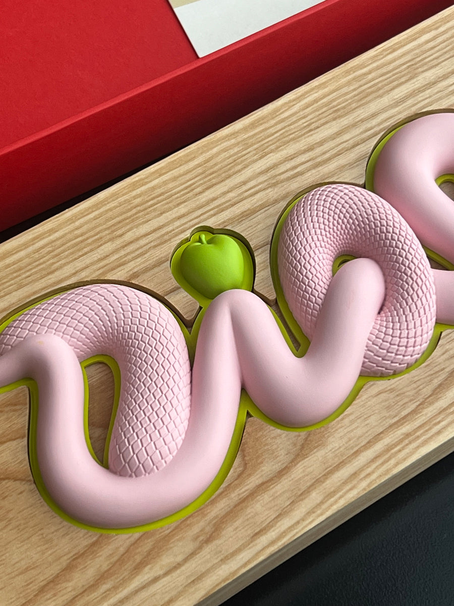 KAWS x Dior pink snake sculpture – Designstoresyd